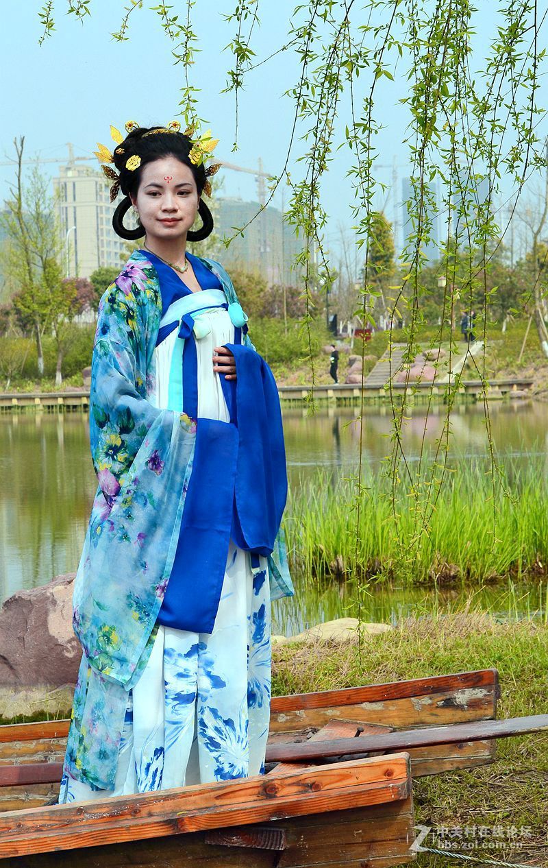 花朝节，着汉服的美女们！-中关村在线摄影论坛