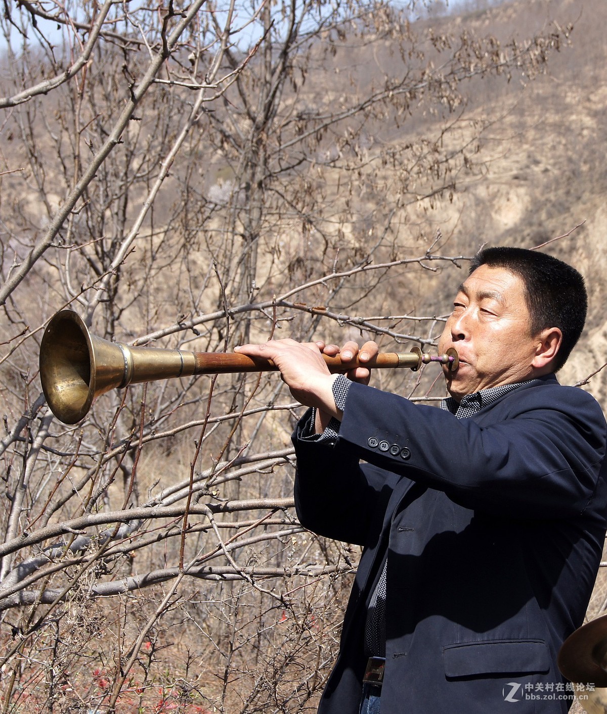 黄土高原、窑洞、唢呐手-中关村在线摄影论坛