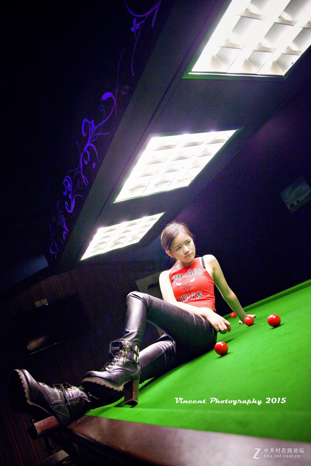 台球女孩-中关村在线摄影论坛