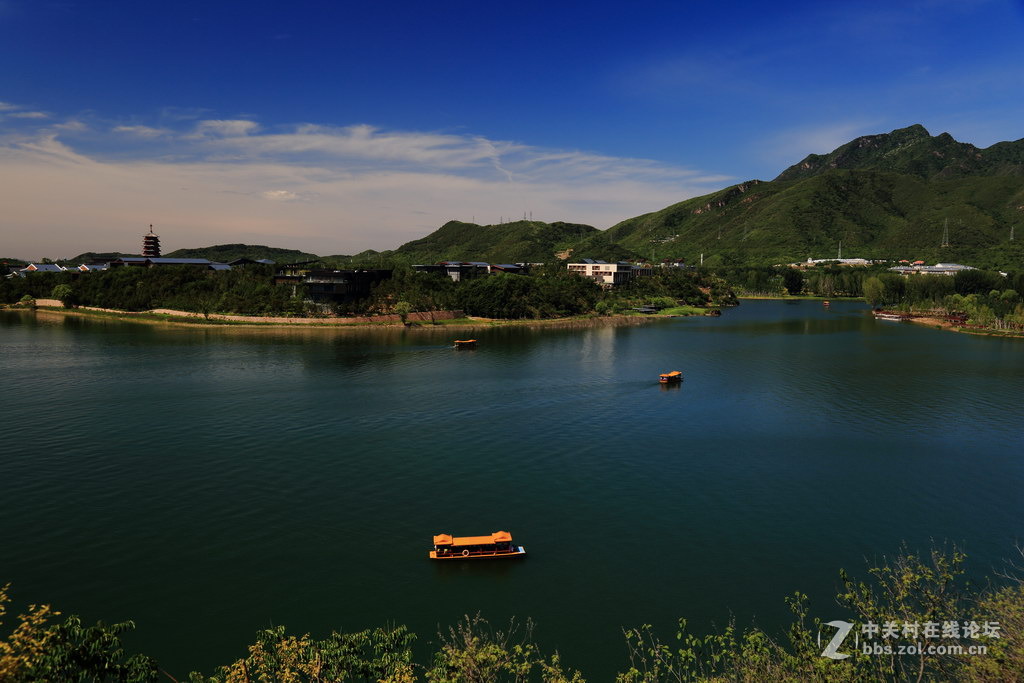 雁栖湖的蓝天碧水-中关村在线摄影论坛