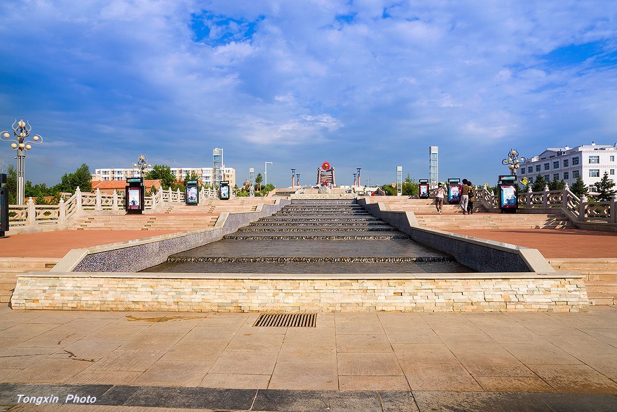 西乌旗的双拥广场-中关村在线摄影论坛