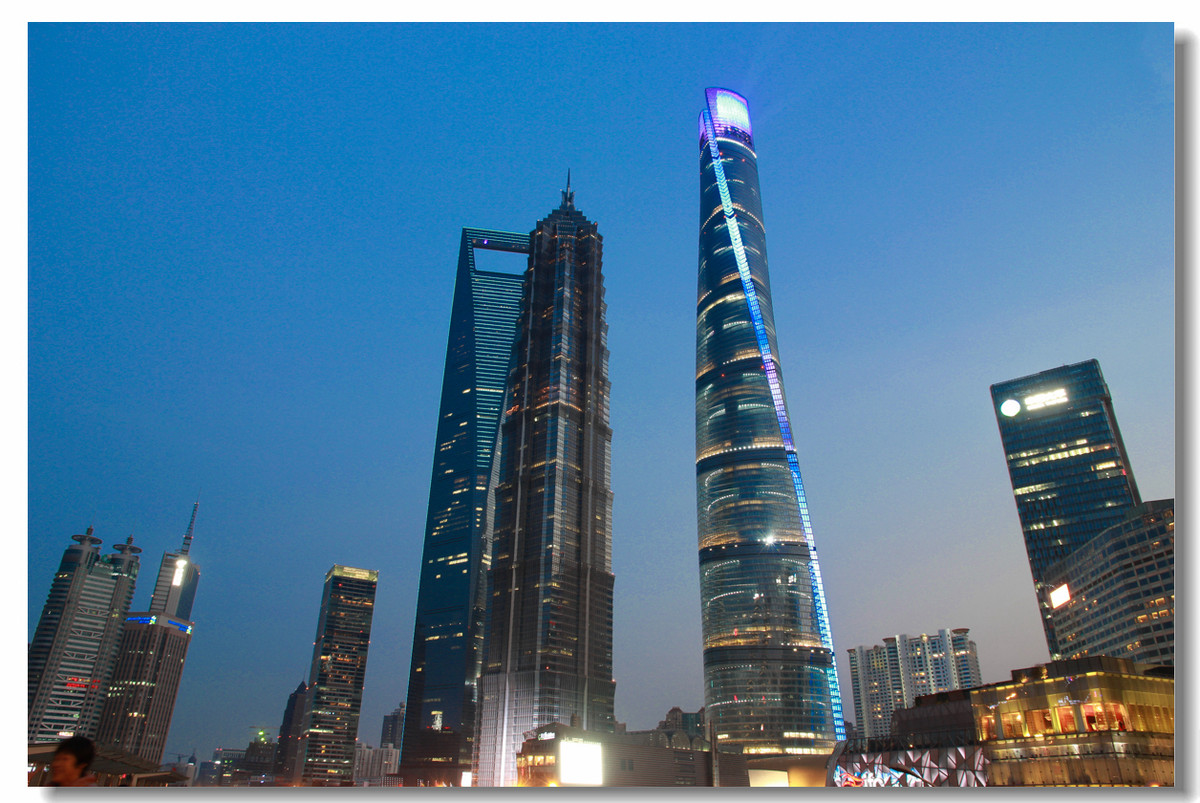 陆家嘴桥下看夜景-中关村在线摄影论坛