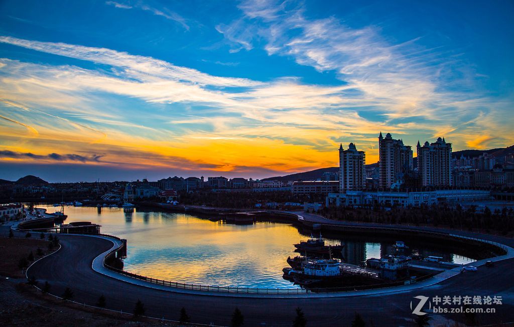 小平岛暮色-中关村在线摄影论坛