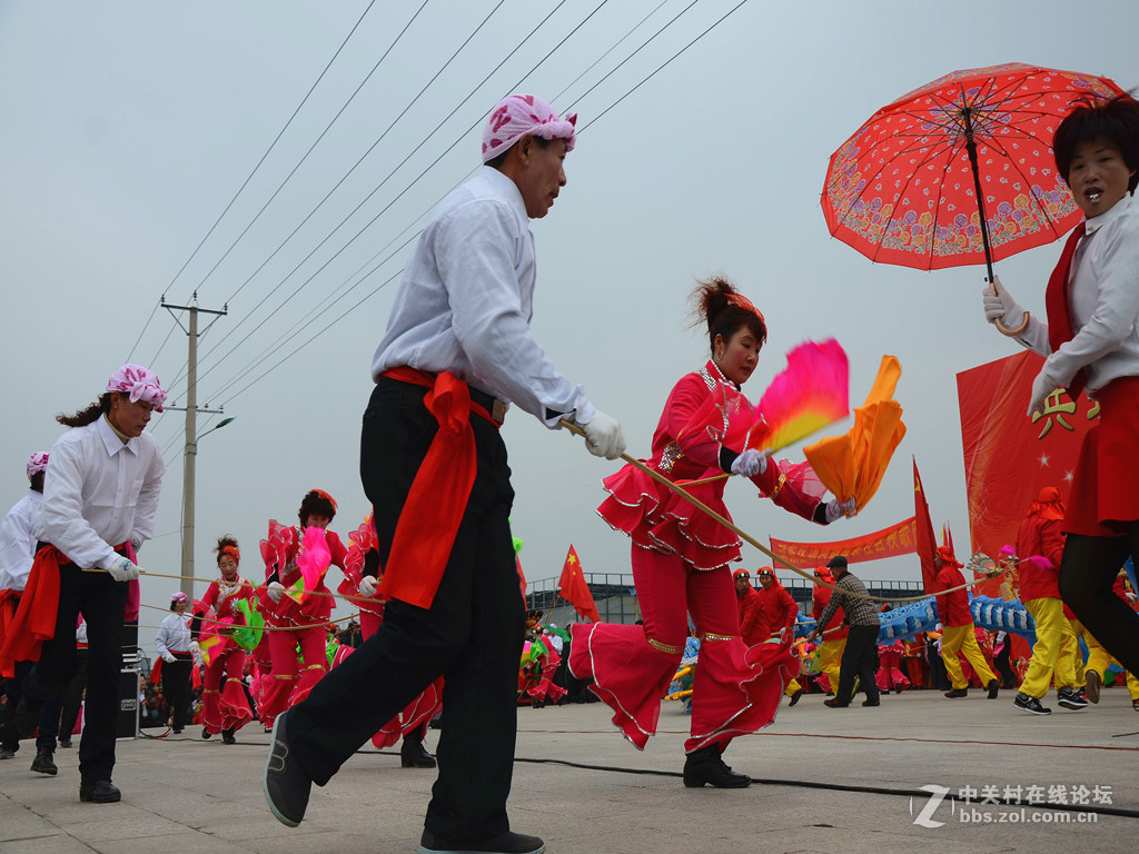 非物质文化遗产---扑蝴蝶秧歌-中关村在线摄影论坛