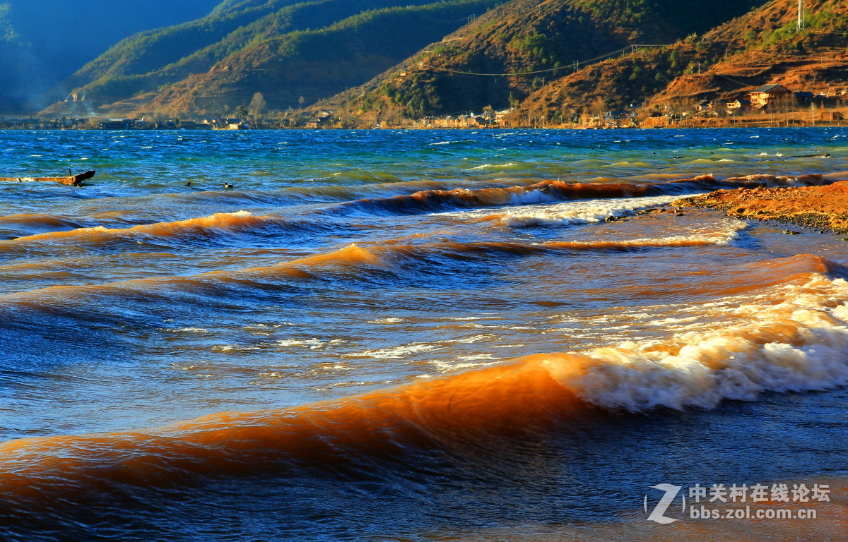 行摄泸沽湖——达祖码头看夕阳 海鸥-中关村在线摄影论坛