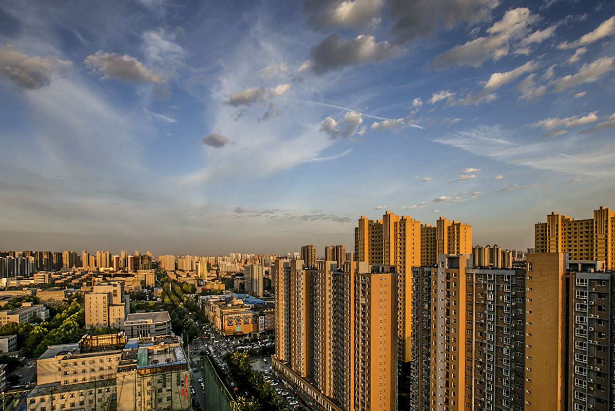 夕阳如丹照省城-中关村在线摄影论坛