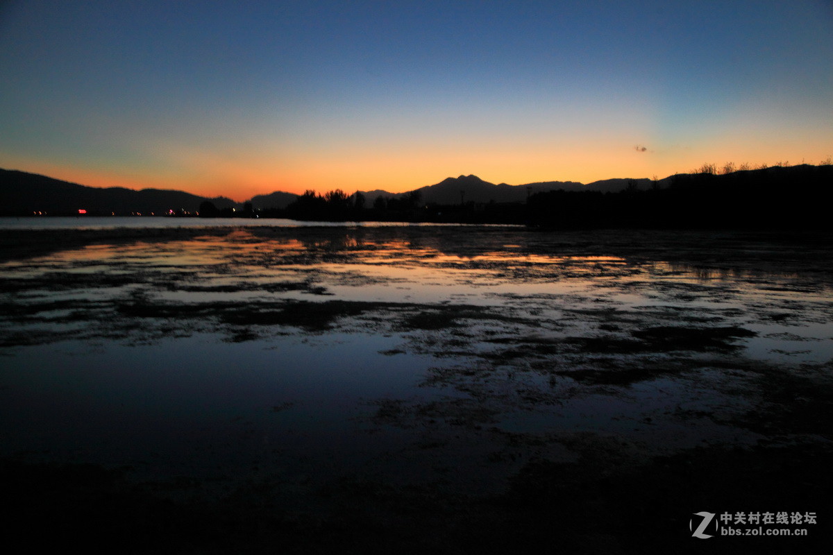滇池草海晚景-中关村在线摄影论坛