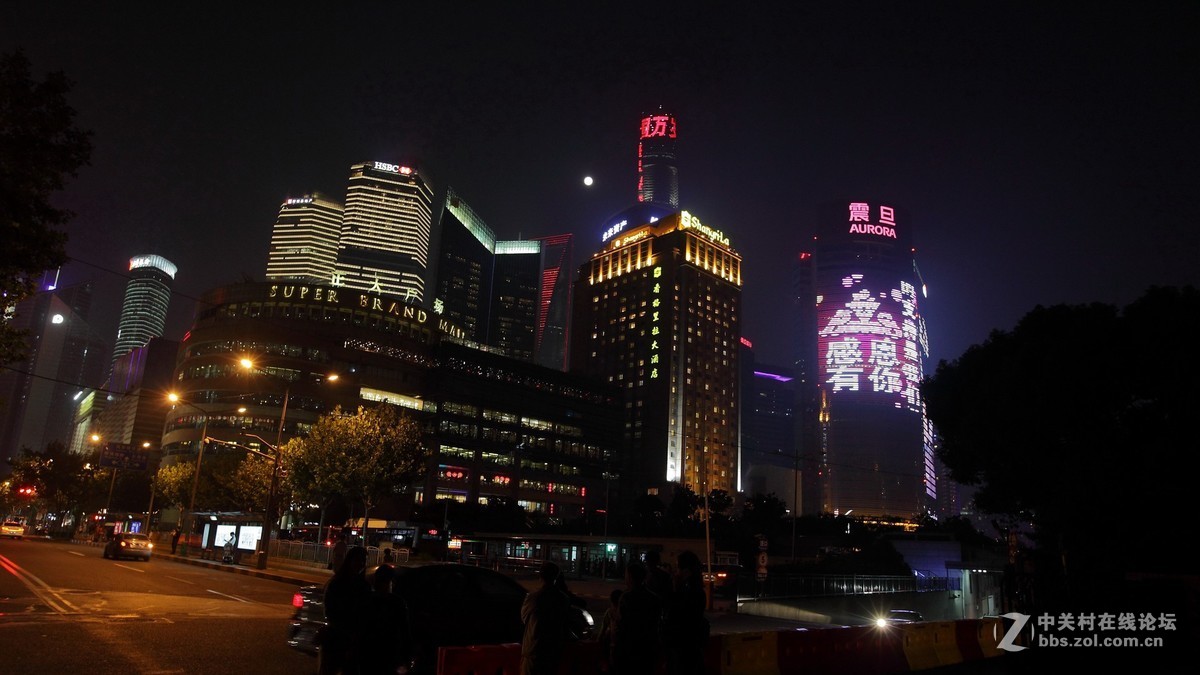 夜幕下的陆家嘴-中关村在线摄影论坛