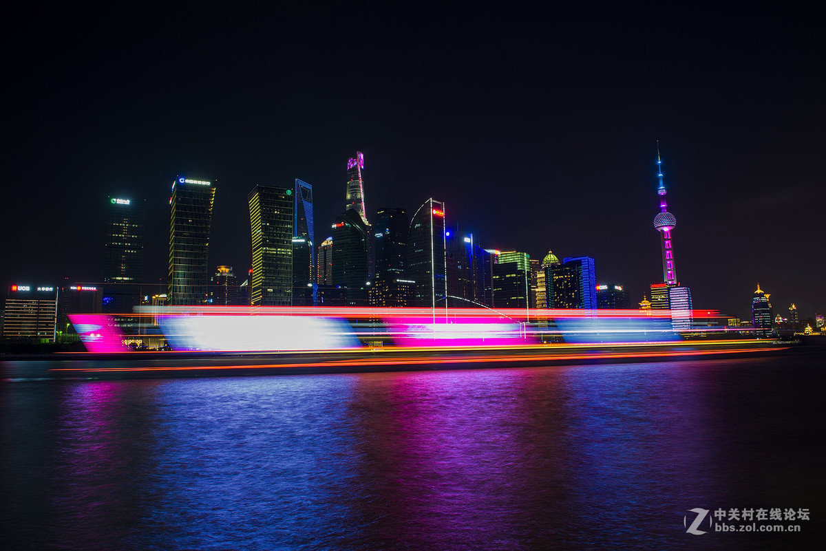 北外滩观陆家嘴夜景-中关村在线摄影论坛