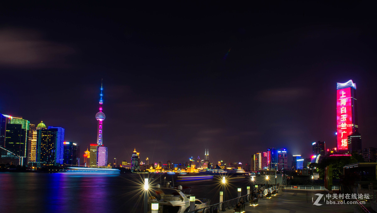 北外滩观陆家嘴夜景-中关村在线摄影论坛