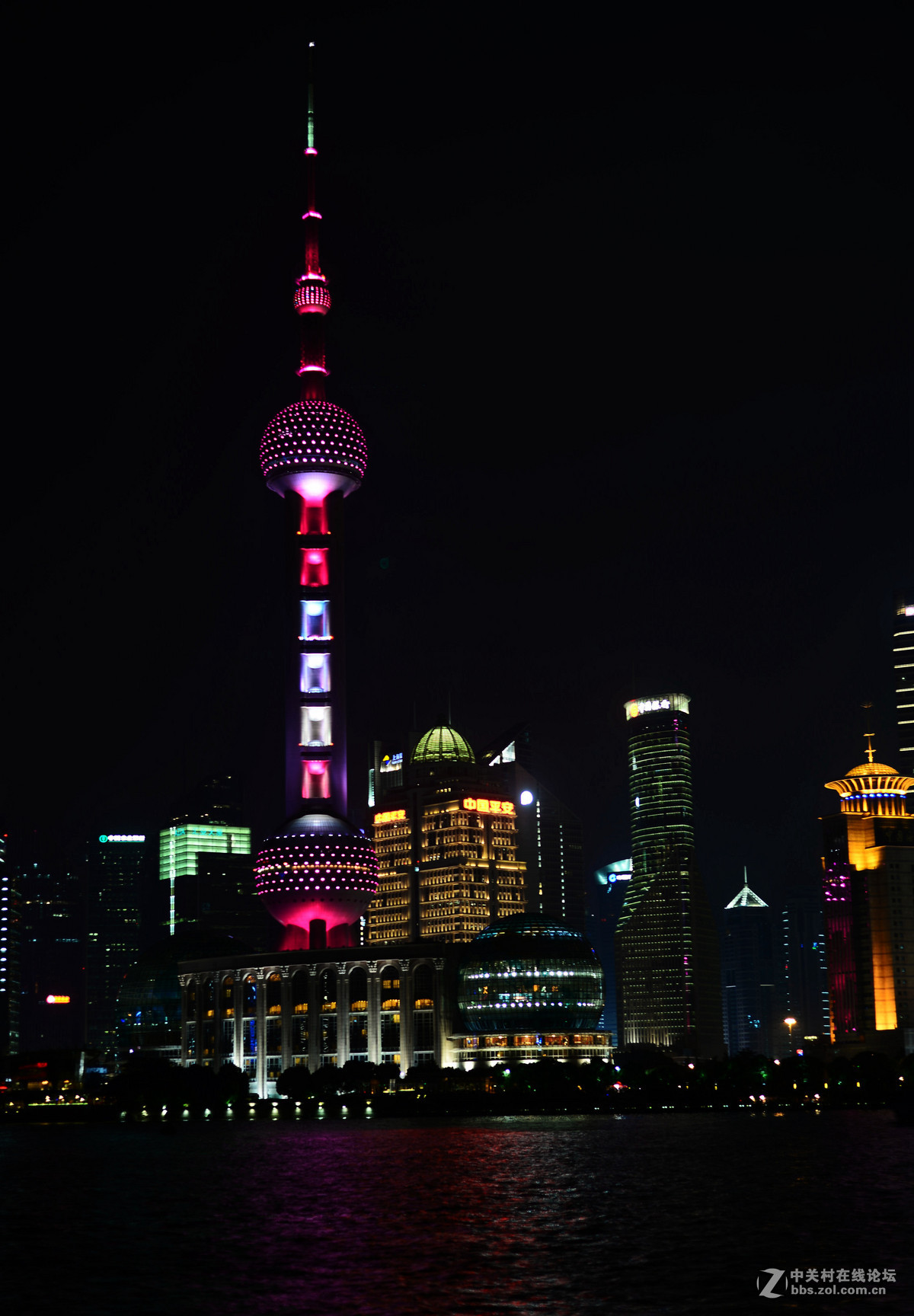 遥看陆家嘴-中关村在线摄影论坛