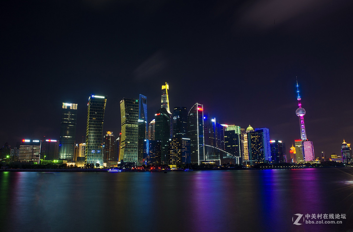 北外滩观陆家嘴夜景-中关村在线摄影论坛