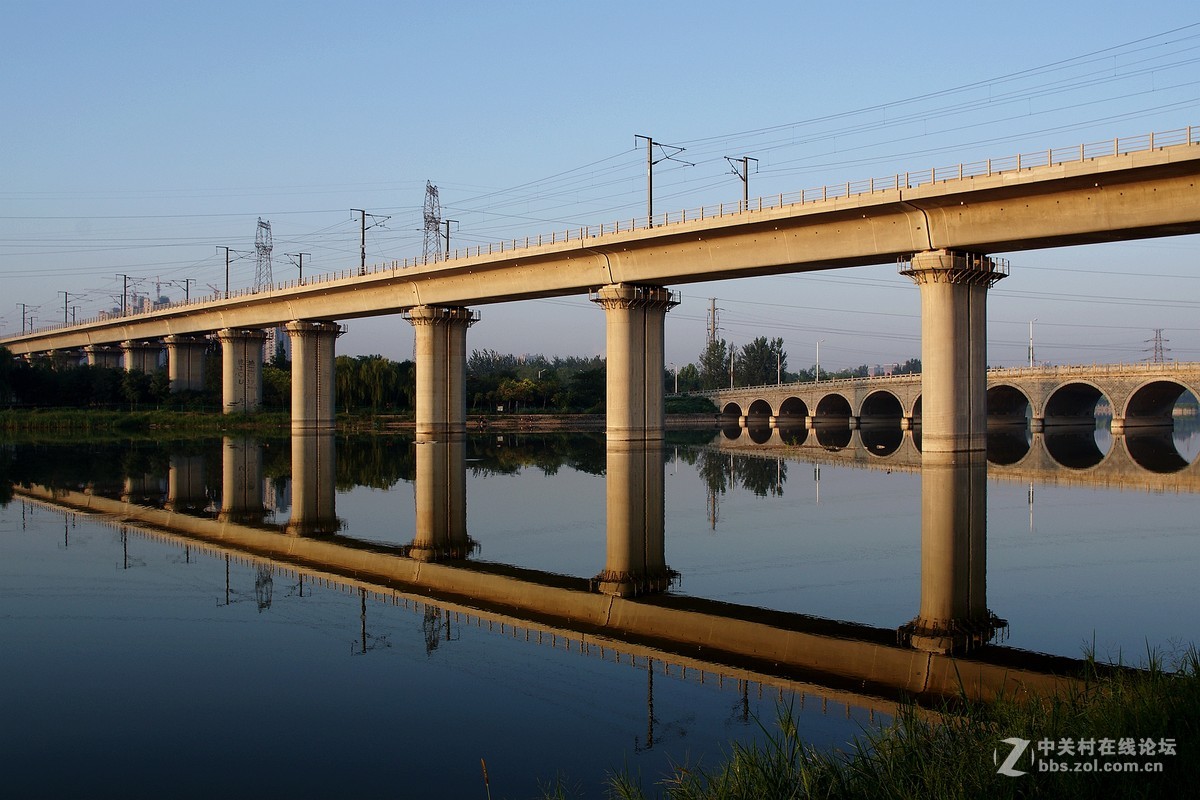 石家庄太平河上的桥-中关村在线摄影论坛