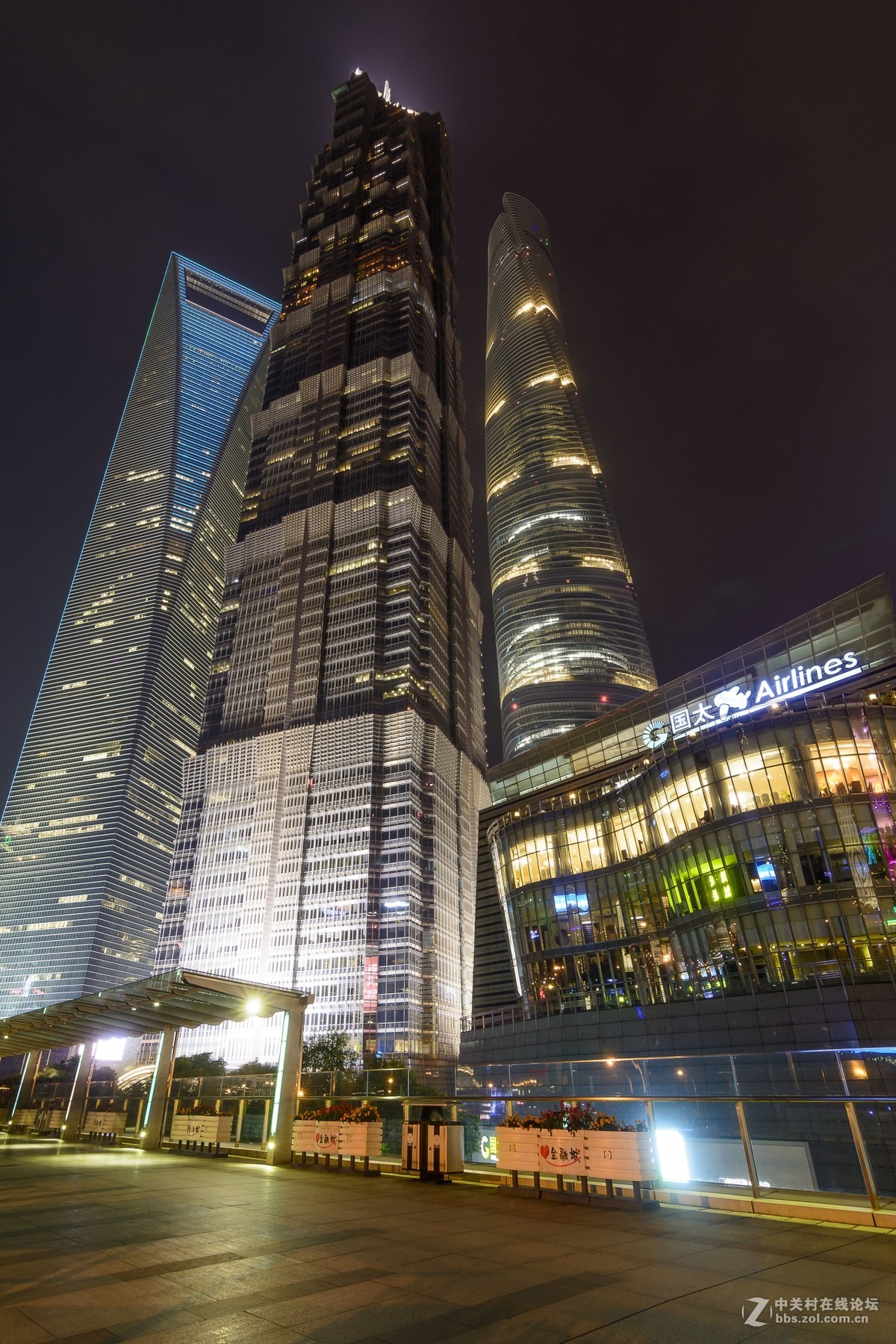 浦东陆家嘴夜景-中关村在线摄影论坛