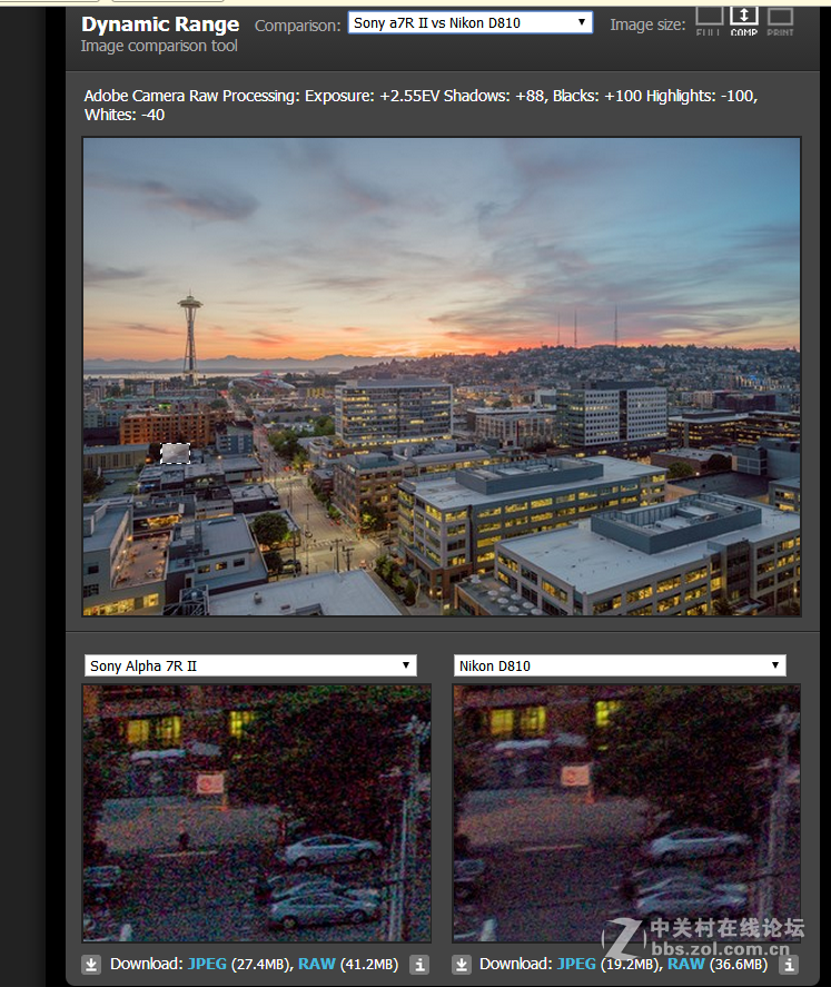 DPREVIEW评测A7r2 VS 5DSR VS D810宽容度之战！！！-中关村在线摄影论坛