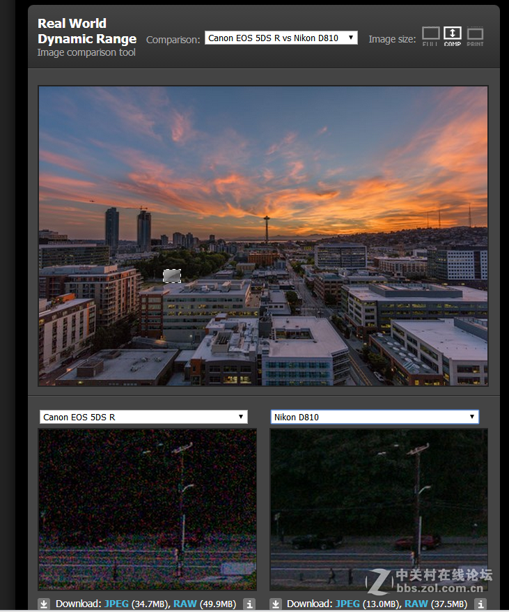 DPREVIEW评测A7r2 VS 5DSR VS D810宽容度之战！！！-中关村在线摄影论坛