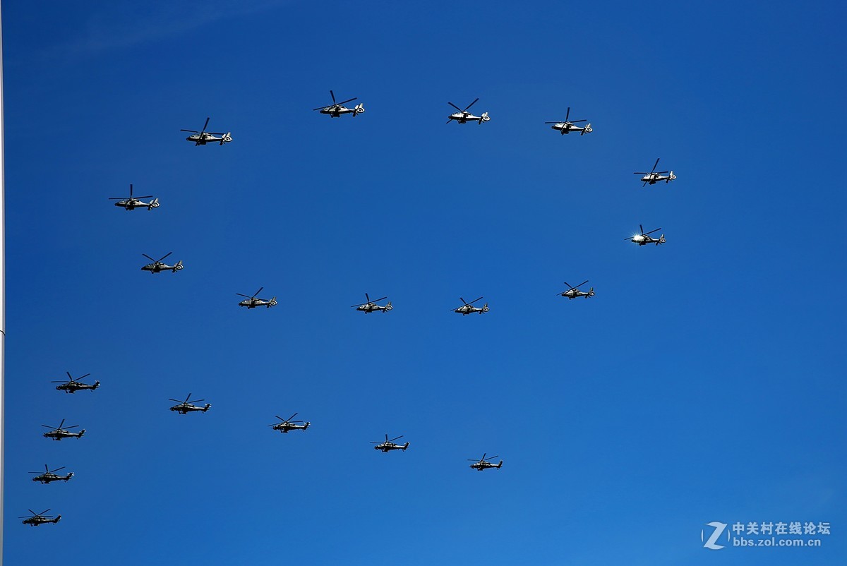 阅兵 一一一一 空中的飞机-中关村在线摄影论坛