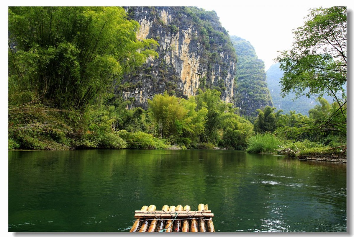 阳朔 遇龙河竹筏漂流-中关村在线摄影论坛