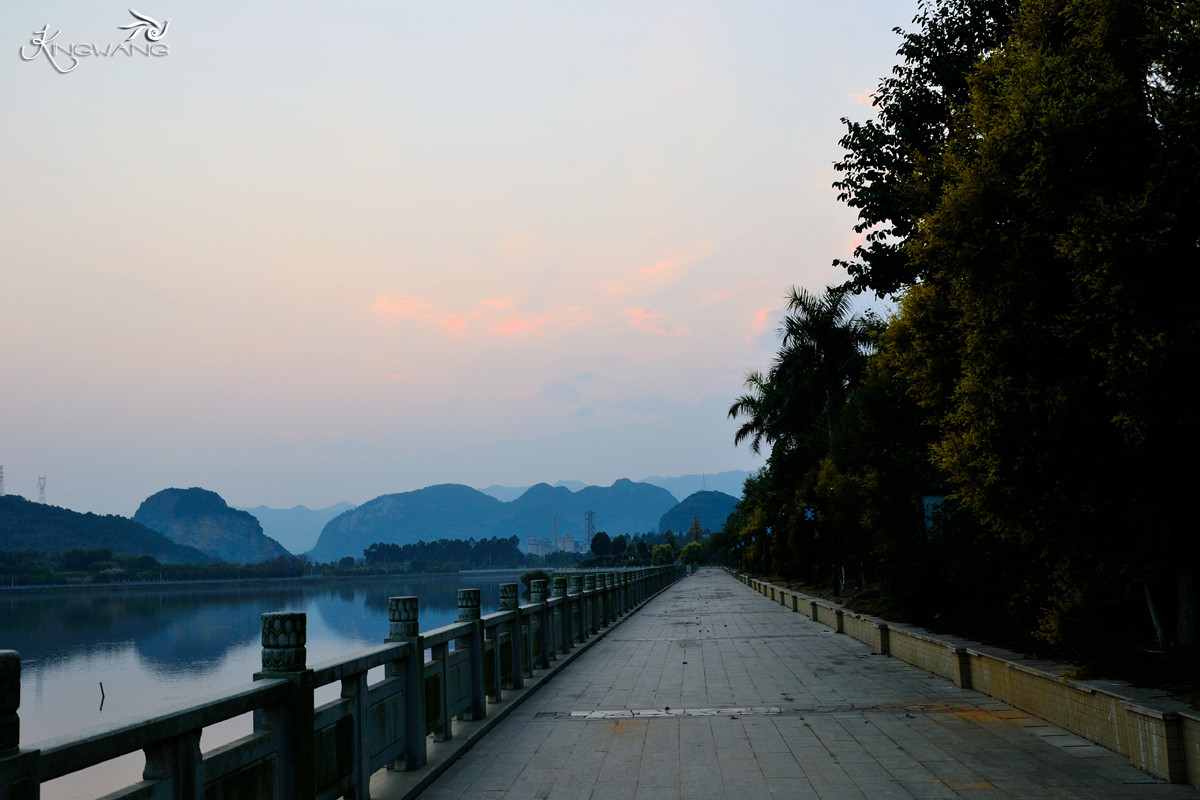 夕阳下的浈阳湖泮-中关村在线摄影论坛