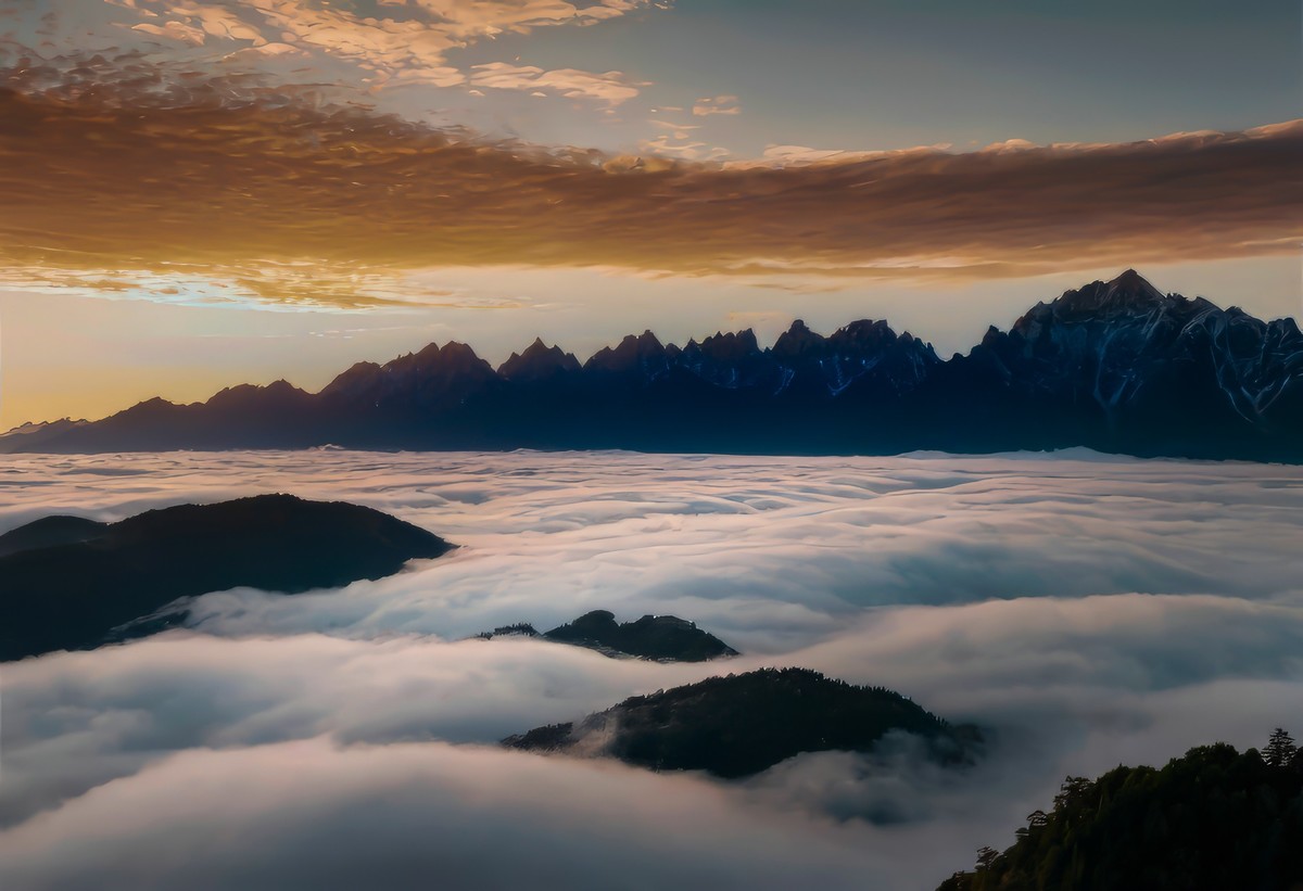 山与云的交响乐章-中关村在线摄影论坛