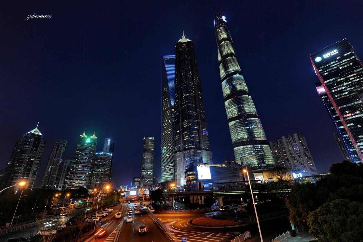 城市之光系列-夜色陆家嘴（一）-中关村在线摄影论坛