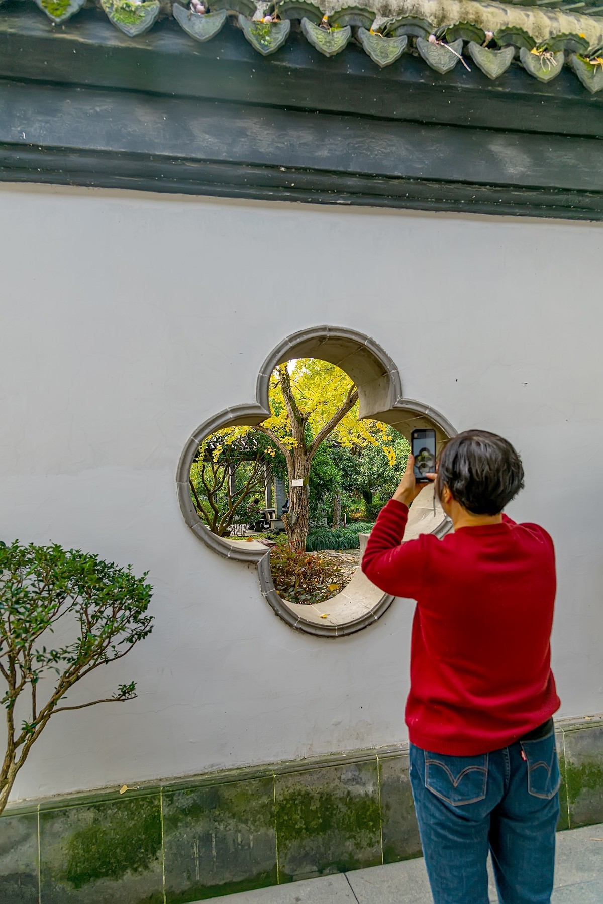 雕花楼中留个影 中关村在线摄影论坛
