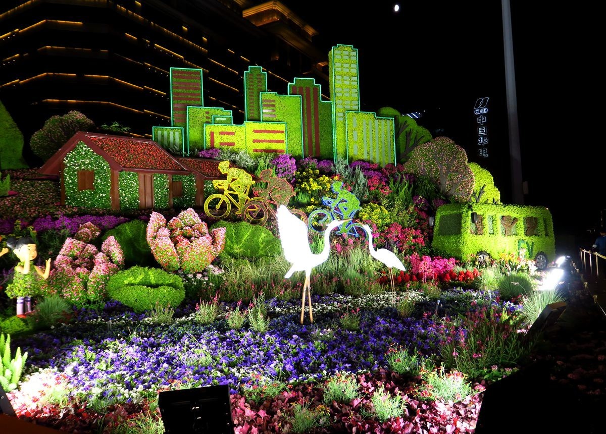 西单国庆花坛-中关村在线摄影论坛