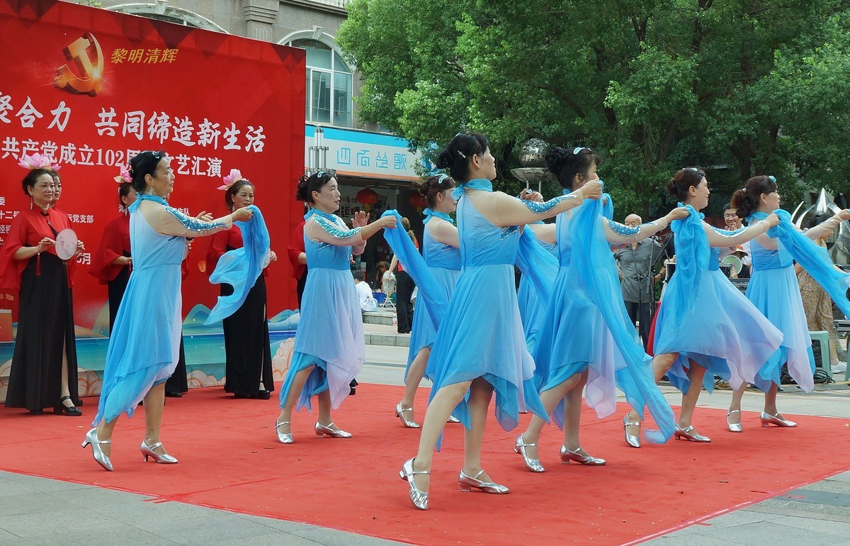 舞蹈：欢庆党建72年-中关村在线摄影论坛