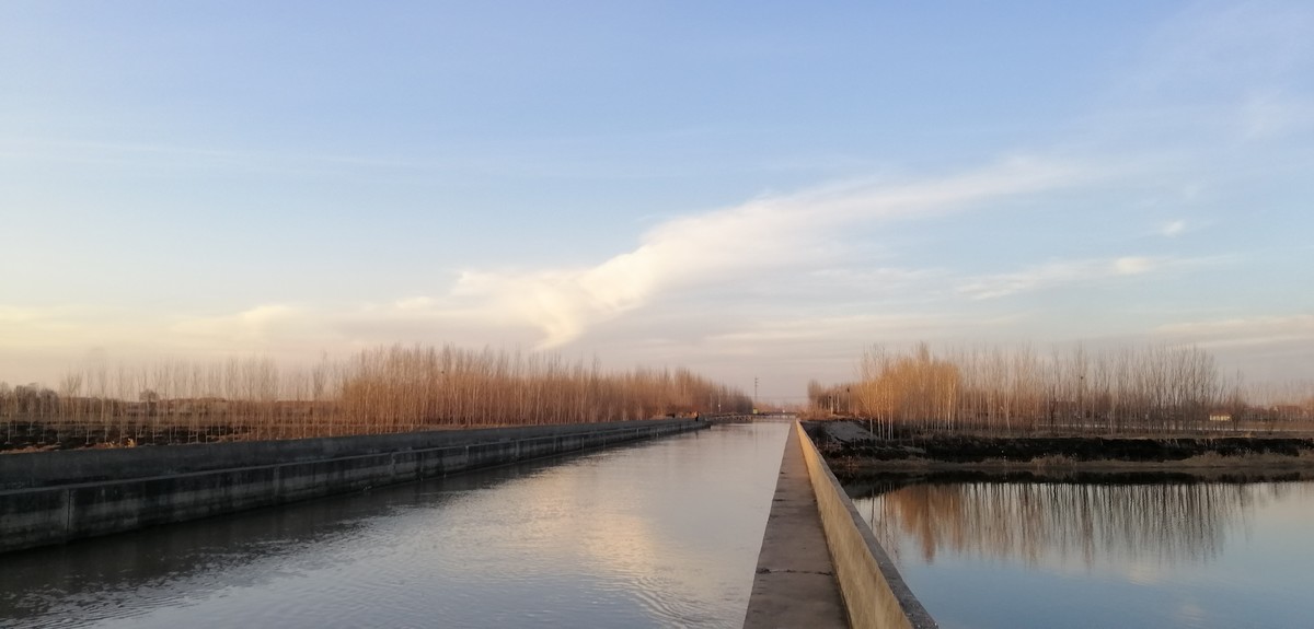 Sun shines on zhe Tuhai River(太阳照在徒骇河上)-中关村在线摄影论坛