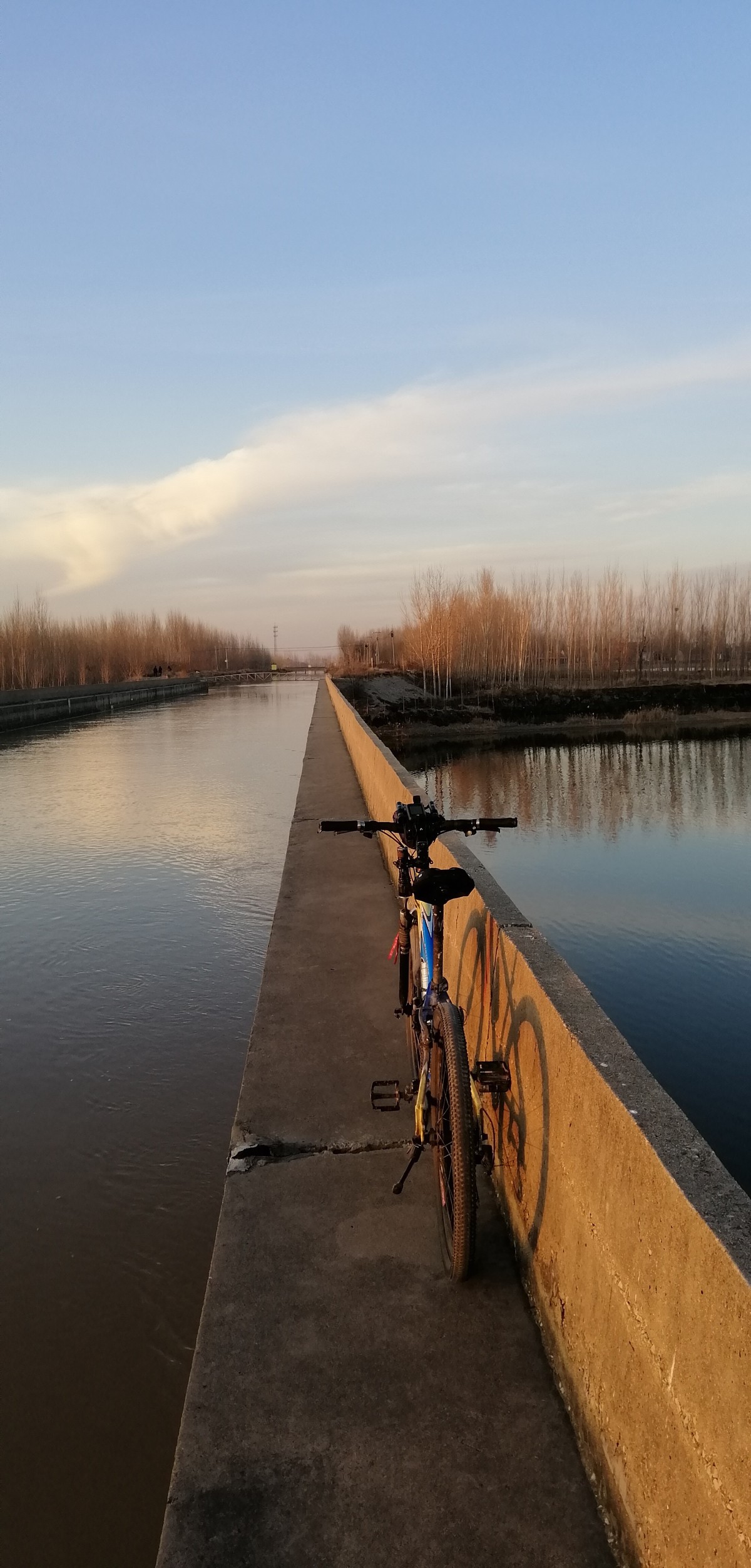 Sun shines on zhe Tuhai River(太阳照在徒骇河上)-中关村在线摄影论坛