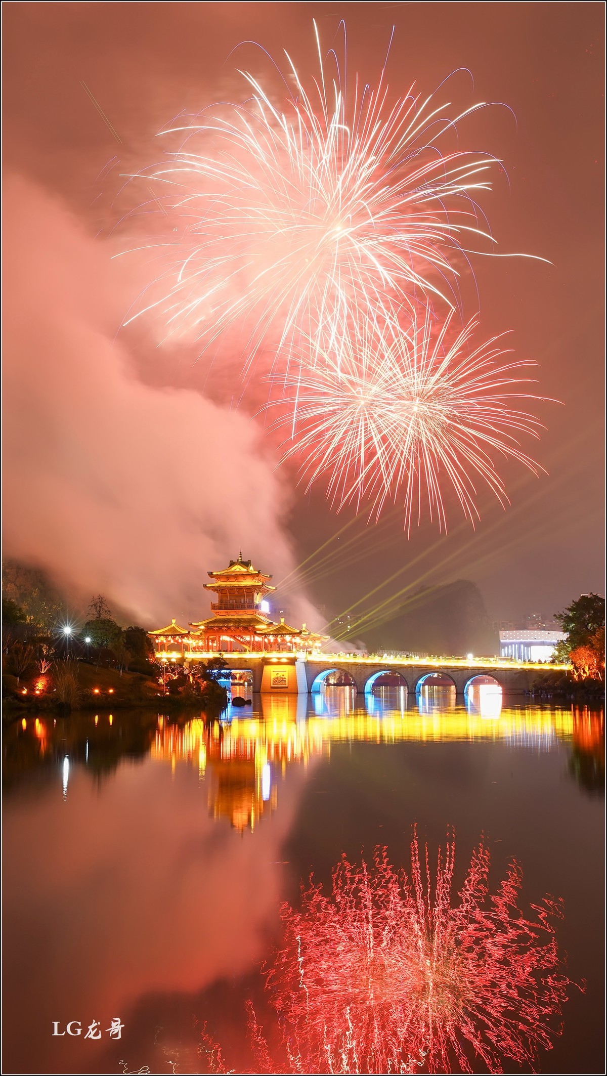 2023年元宵节桂林（临桂区）“玉兔临春闹元宵”大型焰火秀-中关村在线摄影论坛