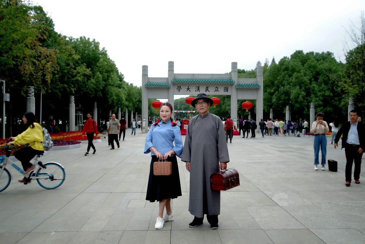 疫情前--武汉大学的一次“民国风”拍摄活动！-中关村在线摄影论坛
