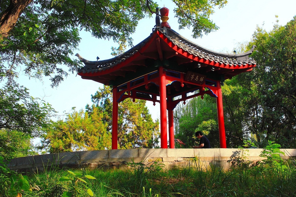 秋天里的长安公园-中关村在线摄影论坛