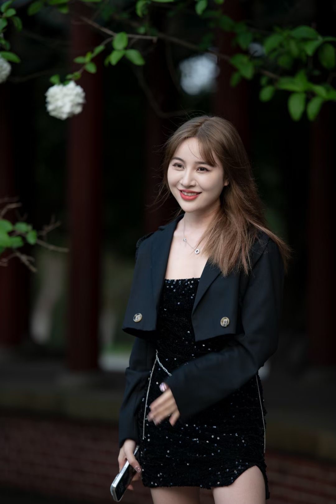 烈士公园长亭人像9-中关村在线摄影论坛