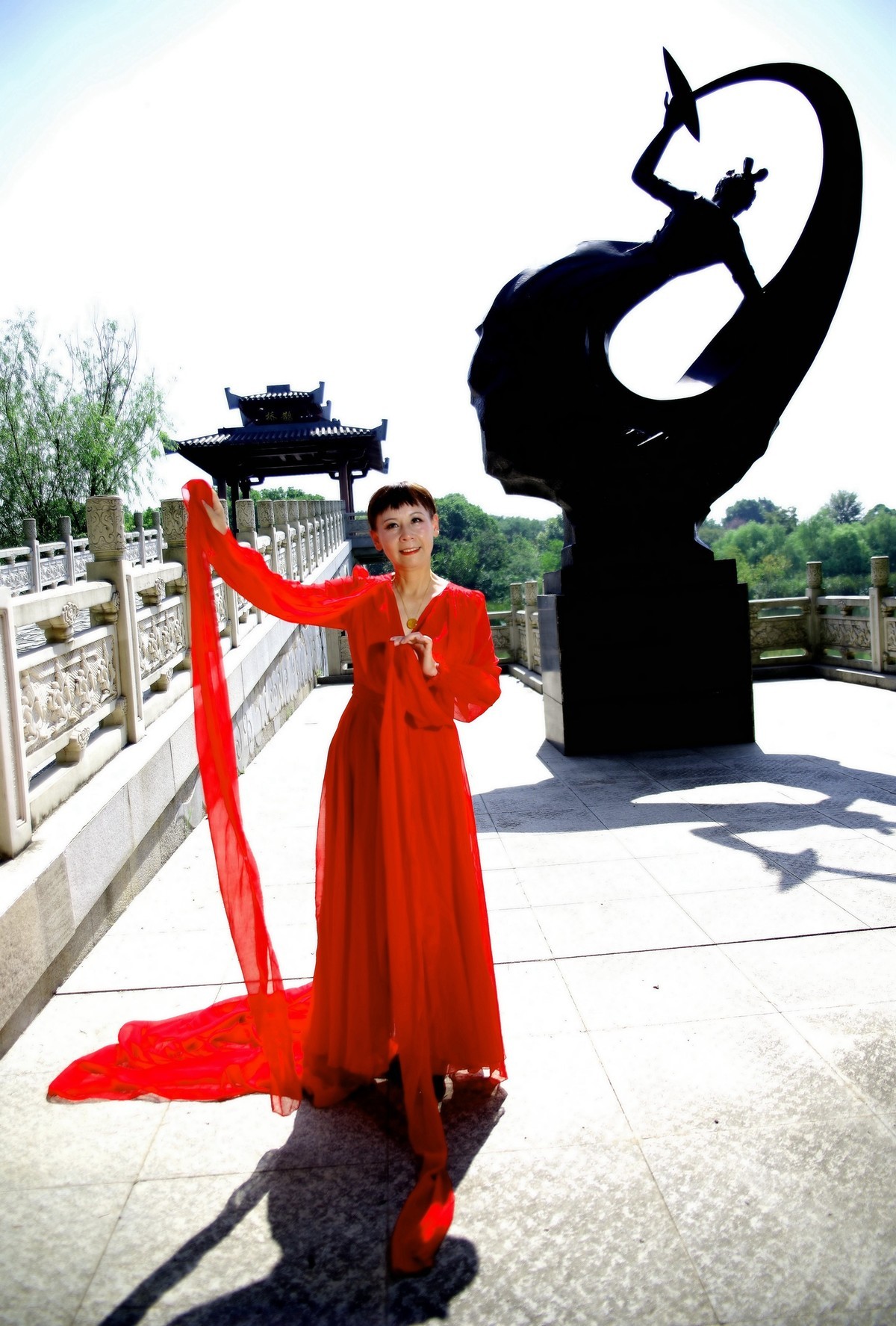 环境人像---东湖落雁岛开心的楚韻美女！-中关村在线摄影论坛