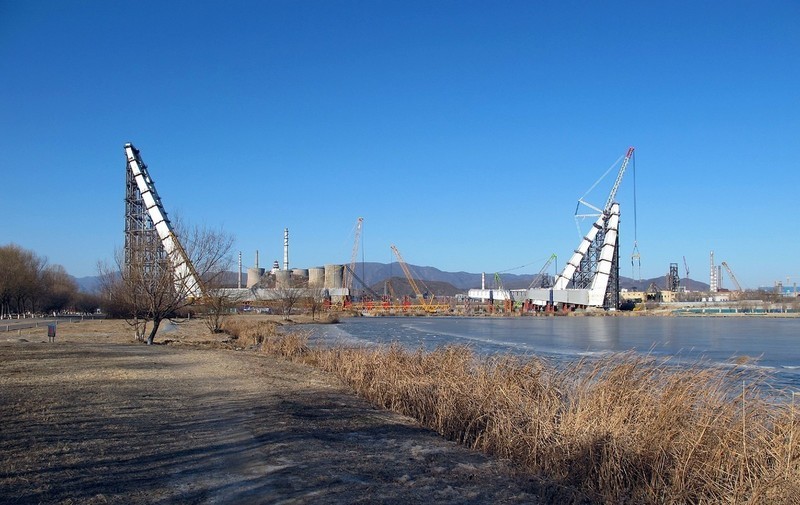 建设中的长安街西延跨河大桥-中关村在线摄影论坛