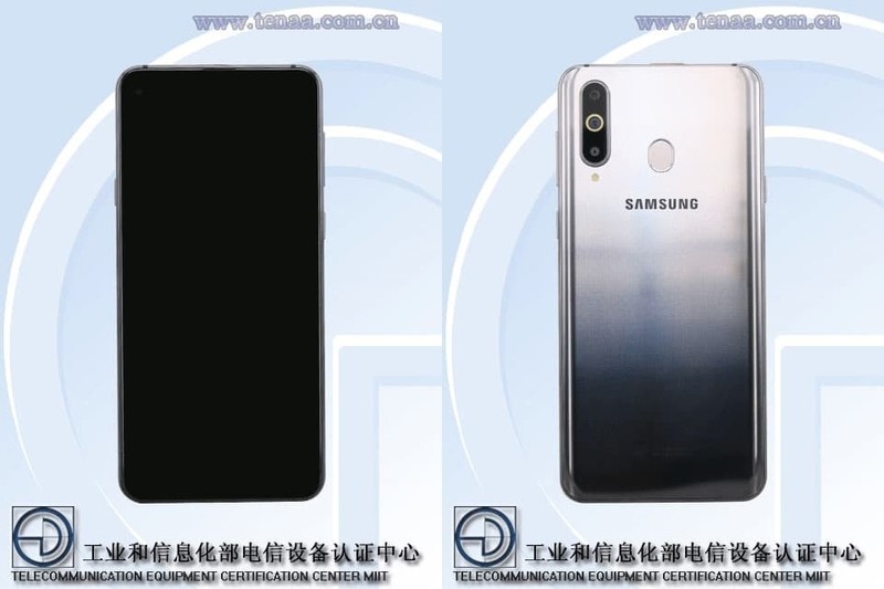 三星Galaxy A8s入网证件照曝光：后置三摄+开孔屏！-中关村在线手机论坛