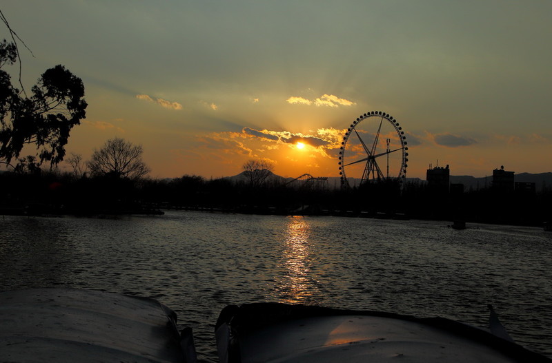 傍晚落日霞光之（一）-中关村在线摄影论坛