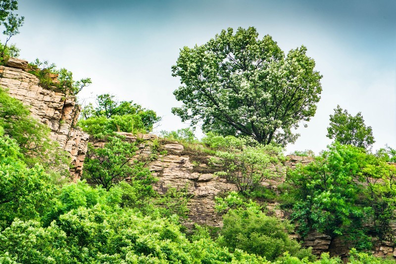 远眺红石崖-中关村在线摄影论坛