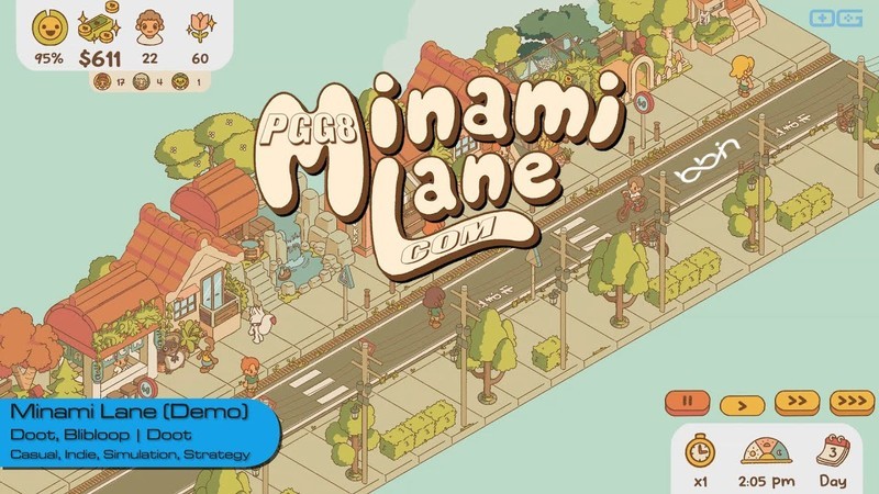 《Minami Lane》是一款拥有步行街模拟游戏，给iBB玩家带来一种全新的体验。-中关村在线手机论坛