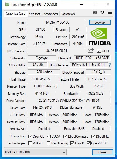 P106-100安装驱动后还是不能正常调用，怎么解决？-中关村在线硬件论坛