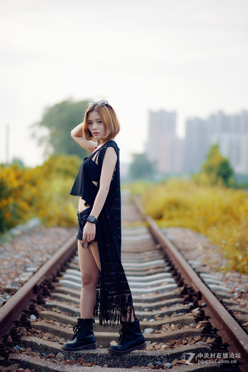铁轨上的小清新？-中关村在线摄影论坛