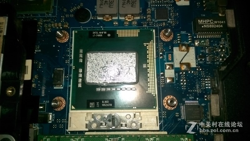 G460更换I7 740 QM成功。-中关村在线笔记本论坛