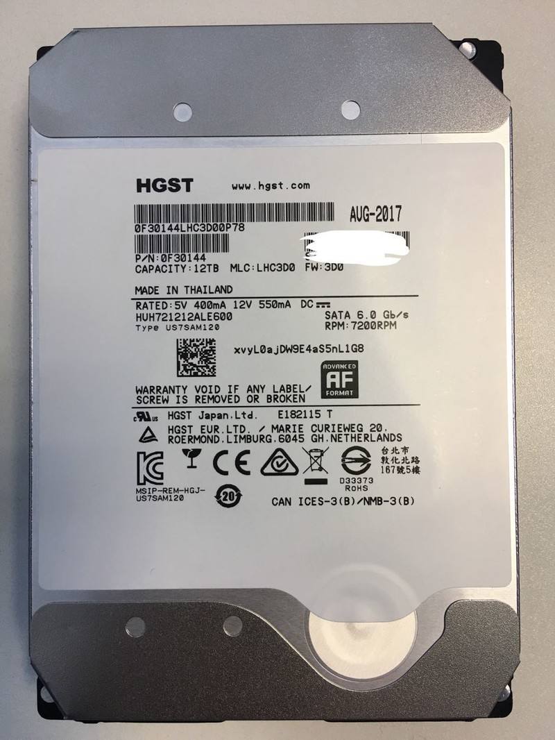 评测体验：HGST 12TB氦气盘，大容量也有高性能-中关村在线硬件论坛