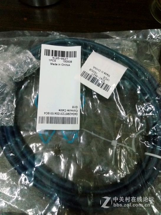 冷门货，原装思科console cable配置线调试线-中关村在线综合论坛