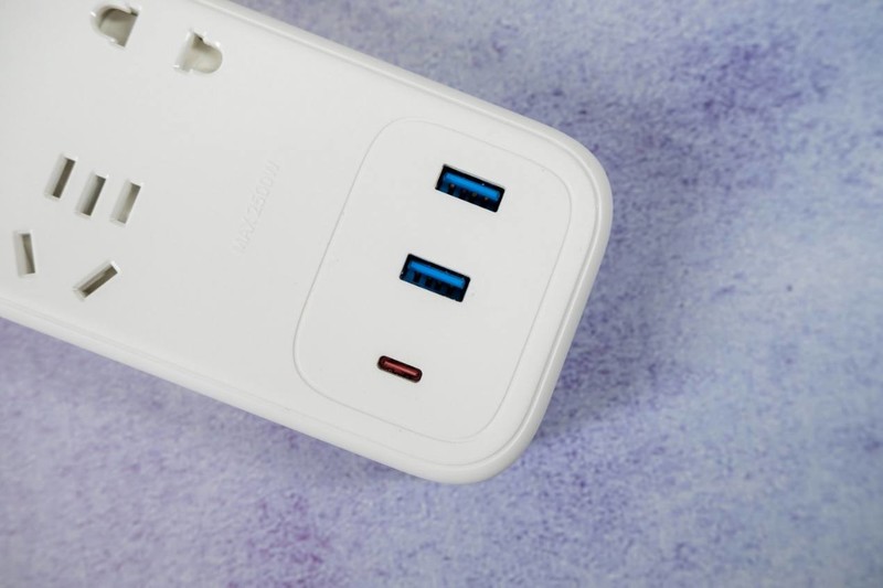 2A1C六插孔，65W极速快充，aigo六位插线板65W快充版体验-中关村在线综合论坛