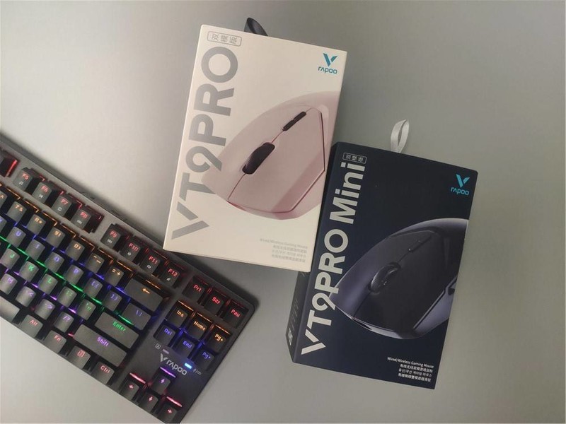 全手型/轻量化/4K/无线充电，雷柏VT9PRO彩色版+VT9PRO mini开箱体验-中关村在线硬件论坛